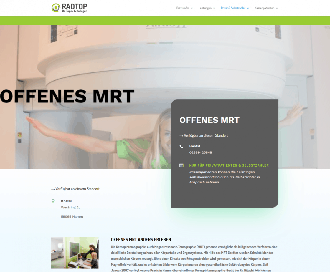 Verzeichnis offener MRTs in Deutschland (interaktive Karte)