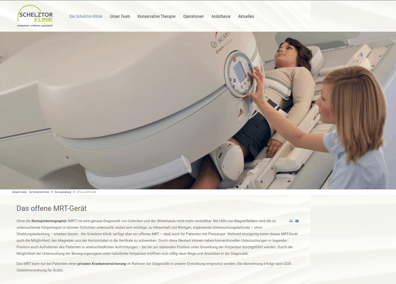 Verzeichnis offener MRTs in Deutschland (interaktive Karte)